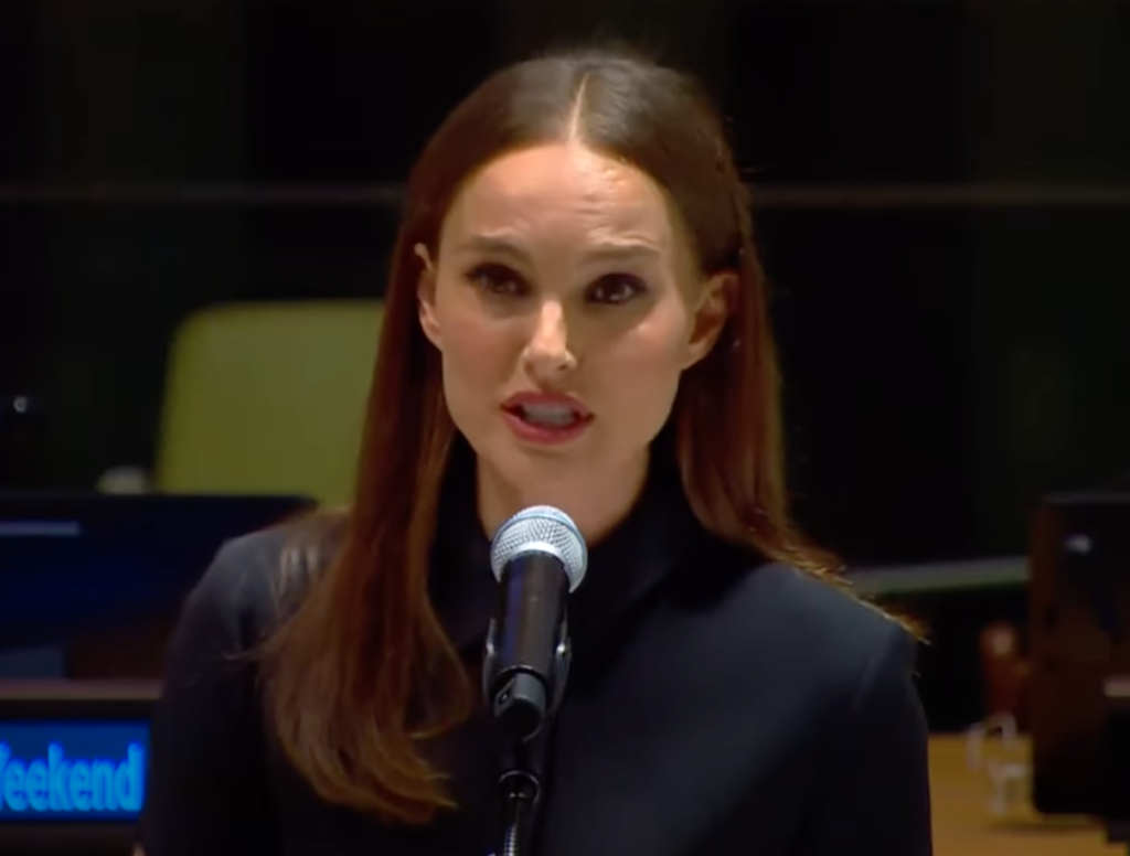 Natalie Portman takes a stand at the UN: combating violence against ...